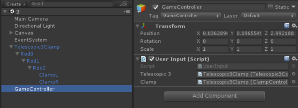 Implementing the Clamp and UI in Unity – Building Blocks